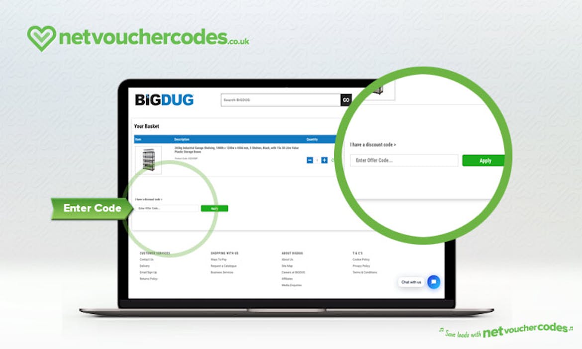 BIGDUG Discount Code: £10 Off in March 2023